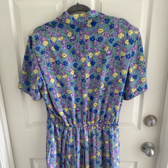 Leslie Fay | Dresses | Vintage Leslie Fay Floral Dress | Poshmark